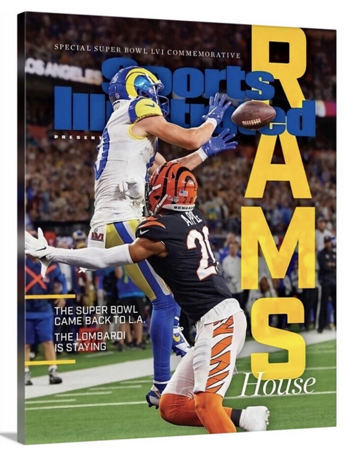 Las Angeles Rams Canvas 16x20 NFL Super Bowl Champions Kupp Stafford LA ...