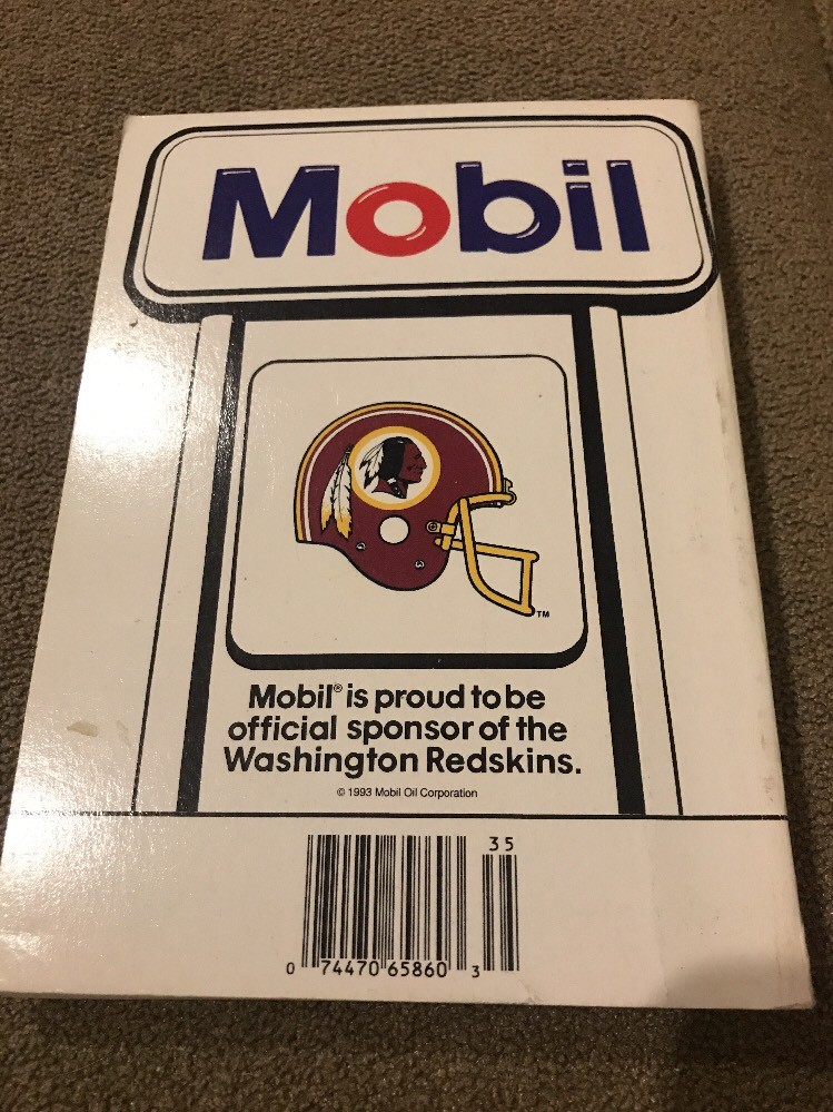 Vintage 1993 WASHINGTON REDSKINS PRESS GUIDE NFL Football Book (JL) | eBay