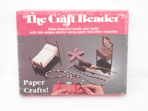 The Craft Beader Paper Craft Kit • Wrapped Rolled Bead Maker Vintage ...