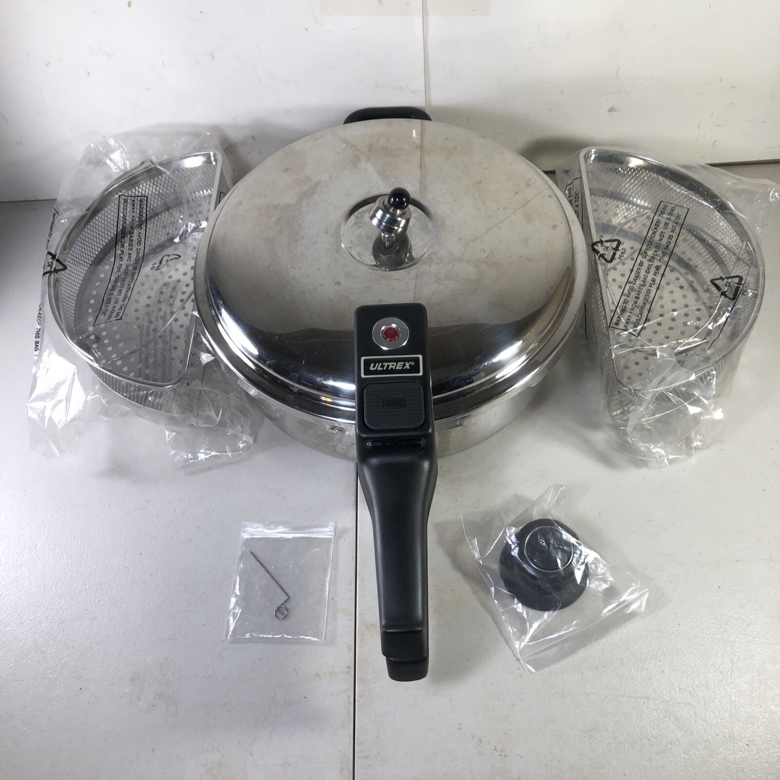 Ultrex 6 Quart Non Stick Pressure Cooker Model 07714 K Stainless W ...