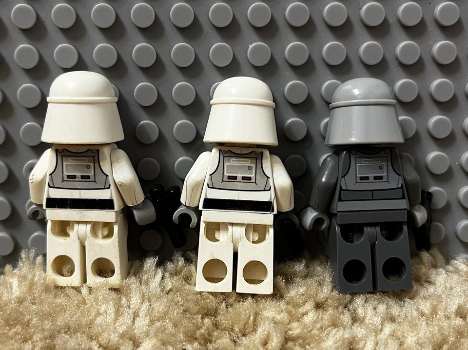 Lego Star Wars Minifigure Lot AT-DP Pilot Imperial Combat Driver White ...