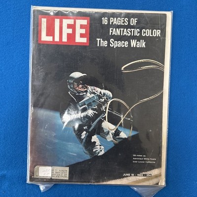 LIFE MAGAZINE. June 18, 1965. THE SPACE WALK. 16 PAGES OF FANTASTIC ...