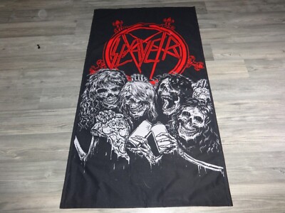 Slayer Flag Flagge Poster Thrash Metal Mercyful Fate Carnivore 666 | eBay
