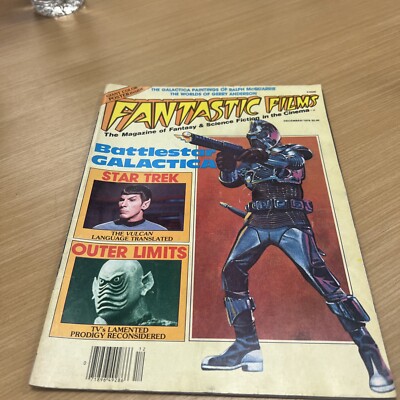 Fantastic Films Magazine December 1978 Battlestar Galactica,Spock,Outer ...