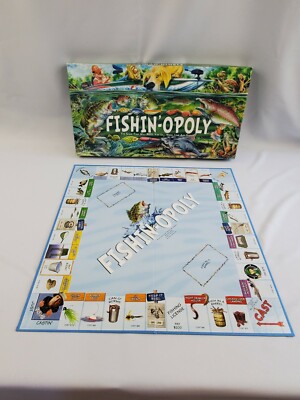 Fishin’-opoly game Parts ONLY monopoly BOARD ONLY | eBay