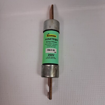 Bussmann Fusetron FRN-R-100 AMP Dual-Element Time-Delay Class RK5 Fuse ...