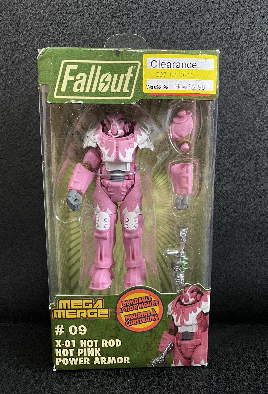 🤖Fallout X-01 HOT ROD PINK POWER ARMOR 9 SERIES 2 TARGET MEGA MERGE ...