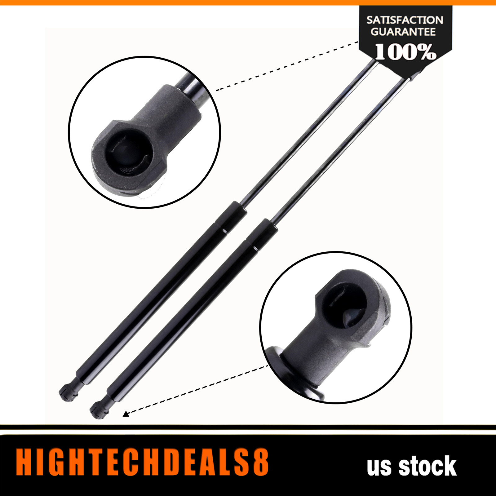 2 Front Hood Lift Supports Struts Shocks Fits for 2005-2013 LEXUS IS ...