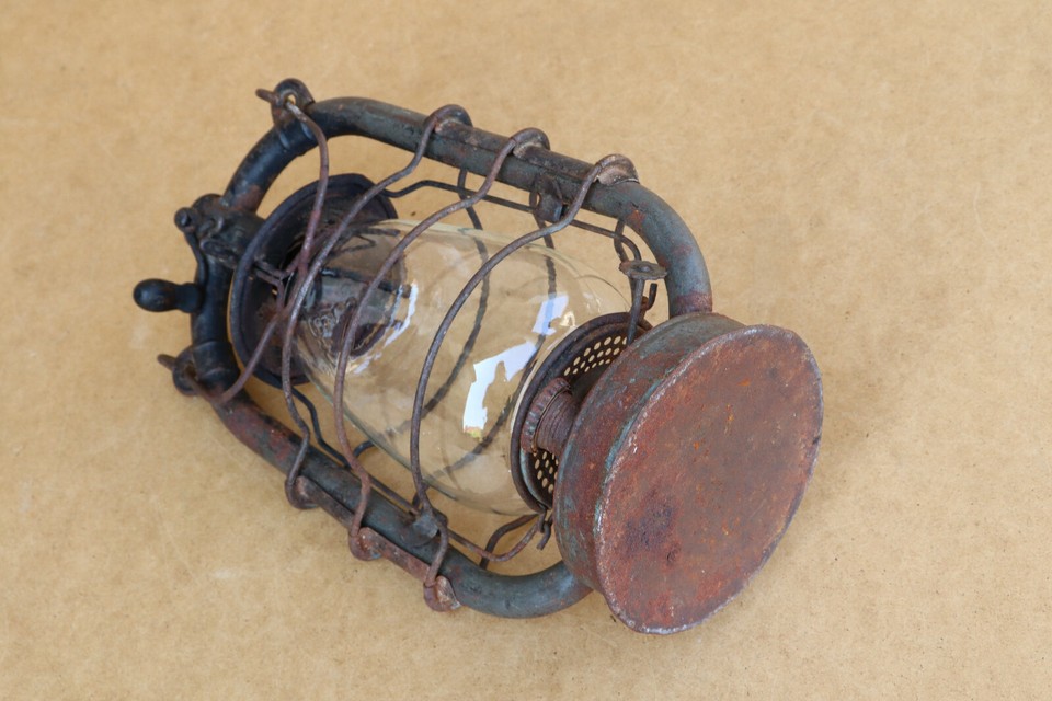 WW1 WWI Era Antique Vintage Lantern Hand Lamp Feuerhand N 423 Germany ...