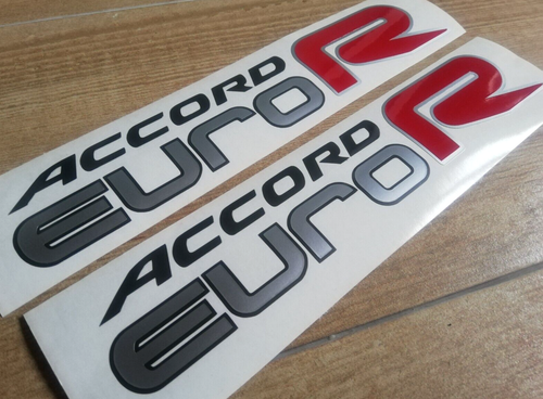 Accord EuroR OEM look Side Decals - Fits CL7 CL9 k20 k24 - Aftermarket ...