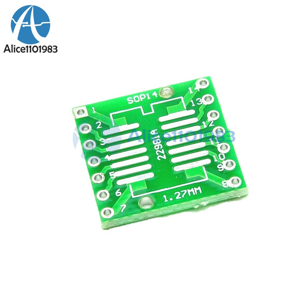 20PCS IC SOP14 SSOP14 TSSOP14 DIP 0.65/1.27/2.54mm Adapter PCB Board ...