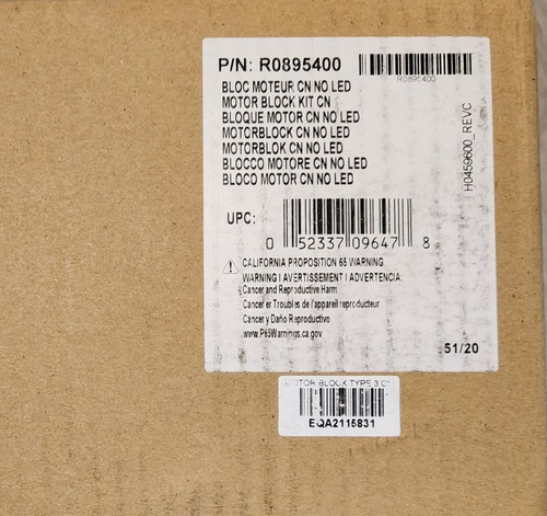 Zodiac Polaris R0895400 Motor Block Kit Type 3 CN for Polaris Epic 8640 ...