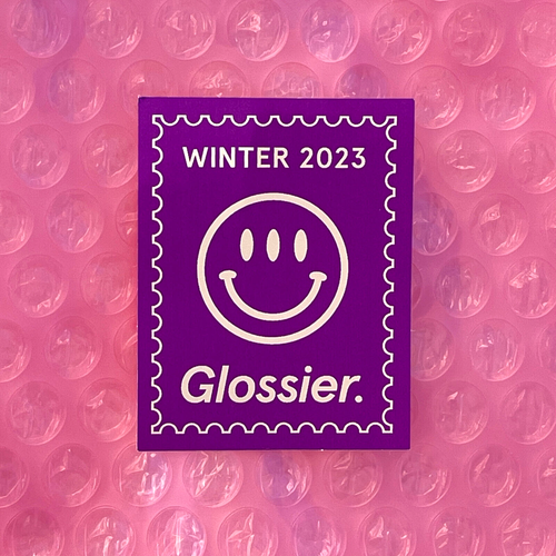 😃💜 Glossier WINTER 2023 Sticker - Brand New MINT | eBay
