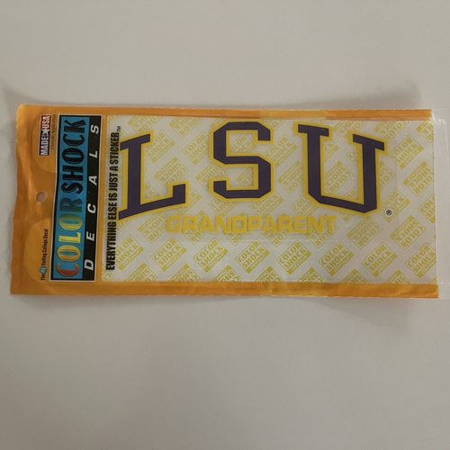 University of Louisiana LSU Tigers Grandparent Decal Color Shock USA 6. ...