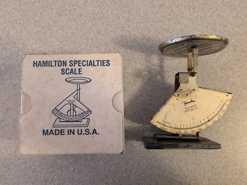 Vintage Hamilton Scale No. 500 - 16 Ounce or 500 Grams Collectible ...