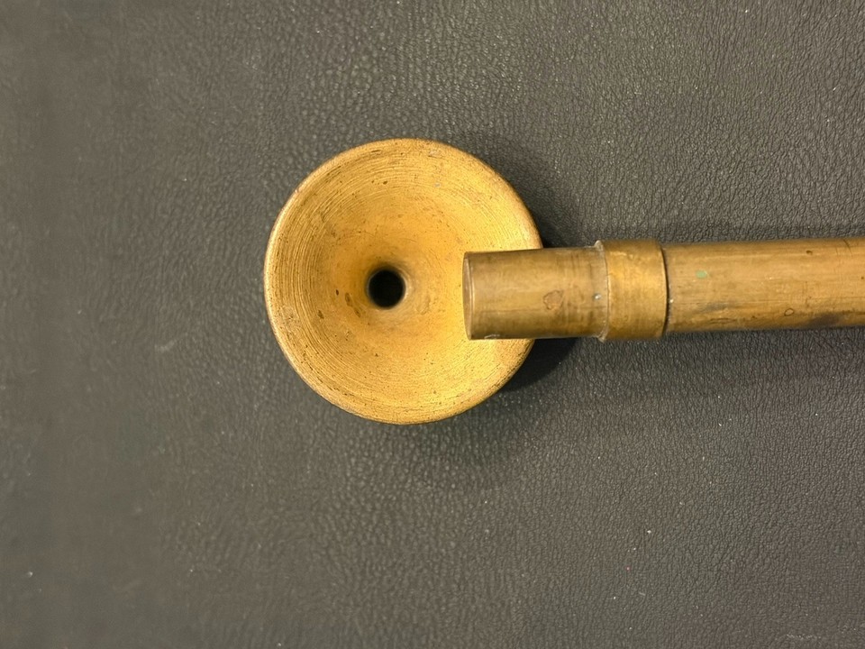 Vintage Brass Adjustable Black Powder Measure 10–110 Grain Muzzleloader ...