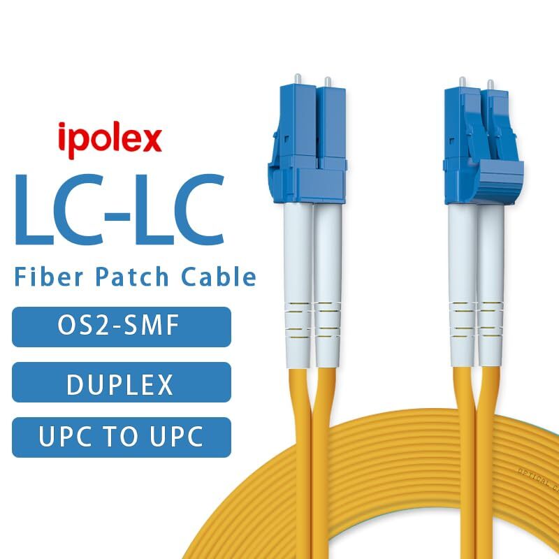 LC to LC Fiber Patch Cable Single Mode Duplex - 2m7ft - OS2 Fiber Optic ...