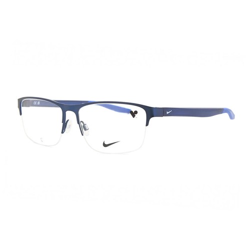 NEW Nike NIKE 8153 410 Satin Navy/Midnight Navy 55mm Eyeglasses | eBay