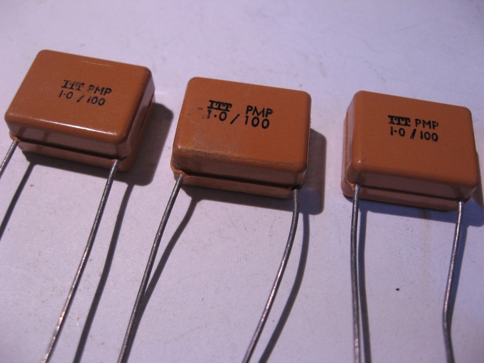 Mylar Film Capacitor ITT PMP 1uF 20% 100V 1.0 - NOS Qty 5 | eBay