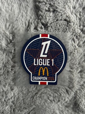 Patch PSG Champion 2024 Ligue 1 L1 LFP 2024-2025 plastique ...