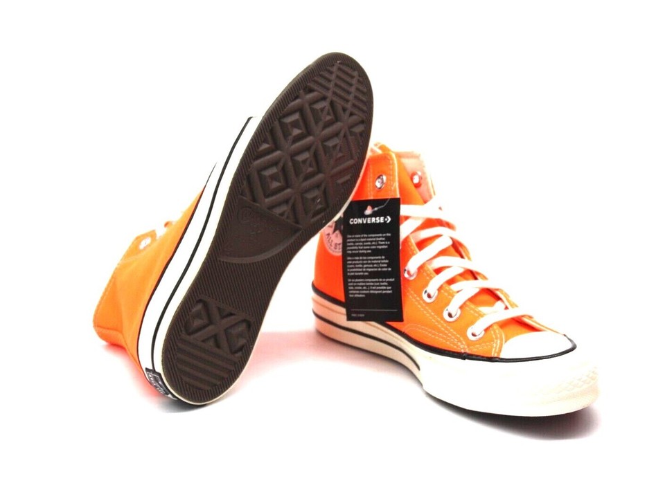 CONVERSE CHUCK 70 HI TOTAL 167700C TOTAL ORANGE/EGRET SNEAKER UNISEX | eBay