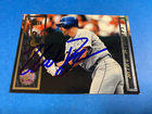 MIKE BLOWERS 1996 TOPPS STADIUM CLUB #192 AUTO SIGNED MARINERS DODGERS ...