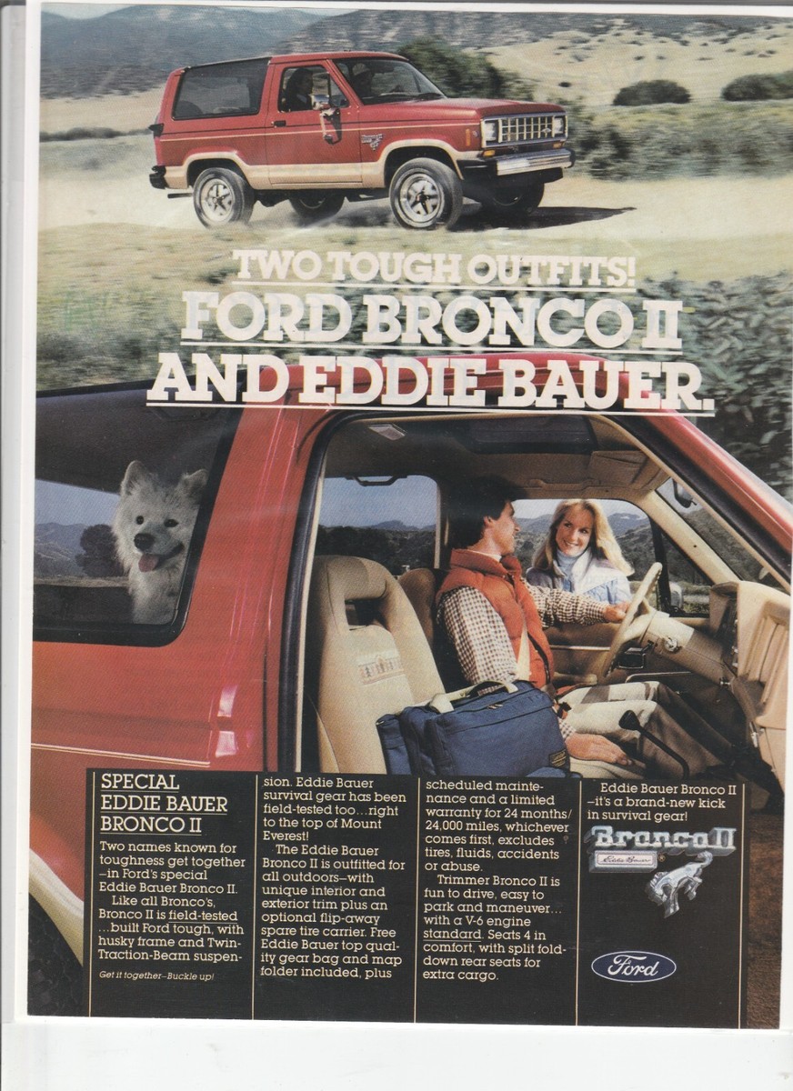 Dr Eddie Bauer Ford Bronco Interior Panels 1987 Ford Bronco II Eddie