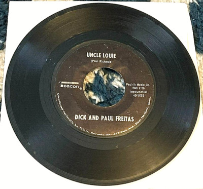Dick & Paul Freitas: Uncle Louie/Of Cabbages & Kings 45 RI northern ...