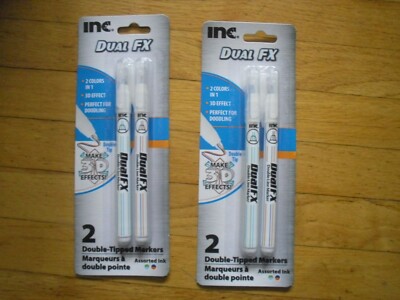 2x 2 pack Inc. R-2 Blast Roller Ball Pens Assorted Color Blue Purple ...