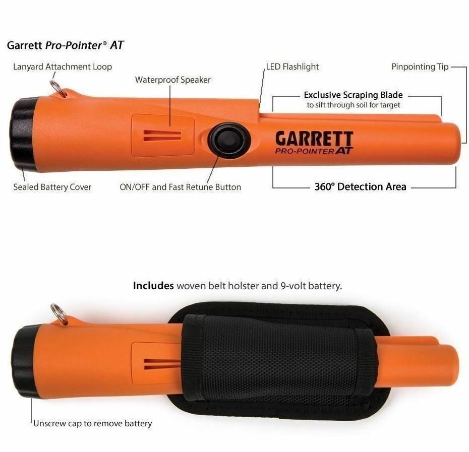 Garrett Maximum Sensitivity Pro-Pointer AT Metal Detector Pinpointer ...
