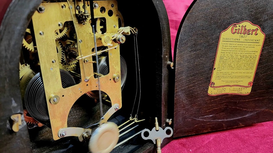 Antique ☆ Gilbert Mantel Clock☆ Winsted Connecticut ☆ 1807 | eBay