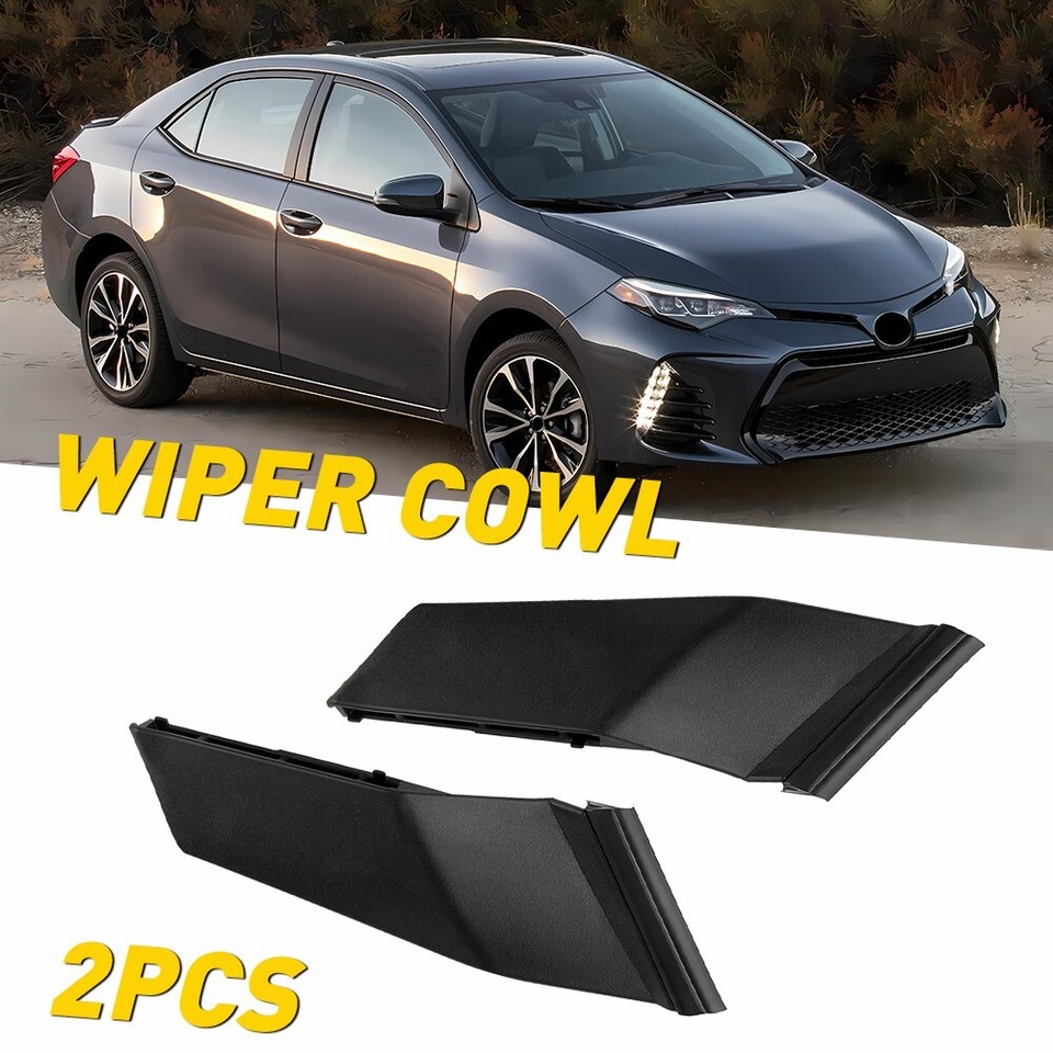 Windshield Wiper Cowl Extension Trim For 2014-2019 Toyota Corolla 55084 ...