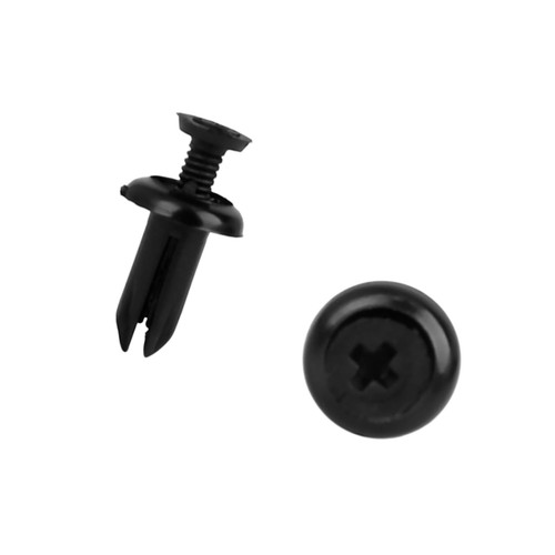 Universal Clips/Rivets/Fastener Plastic Black 30 Pc | eBay