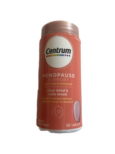 CENTRUM Menopause Support + Clear Mind and Calm Mood 30 Tablets | eBay