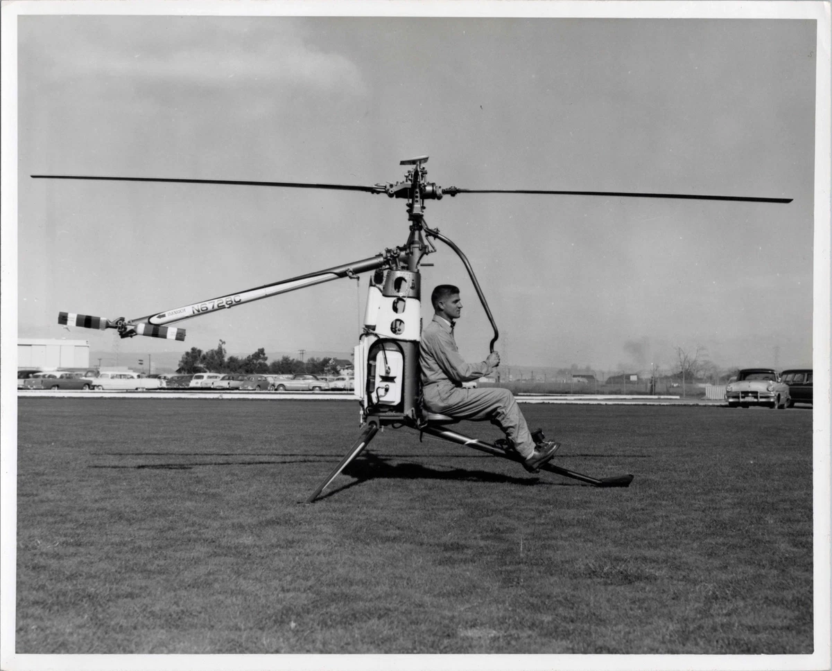 One Man Ultralight Helicopter