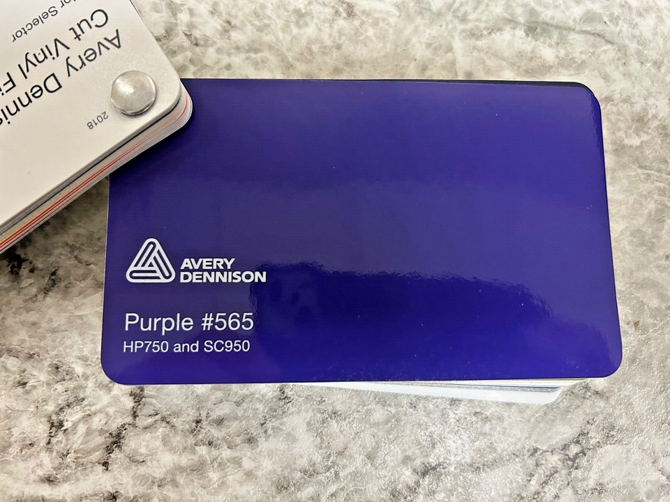 Avery Dennison Swatch Deck HP750 & SC950 Films (92 Colors) | eBay