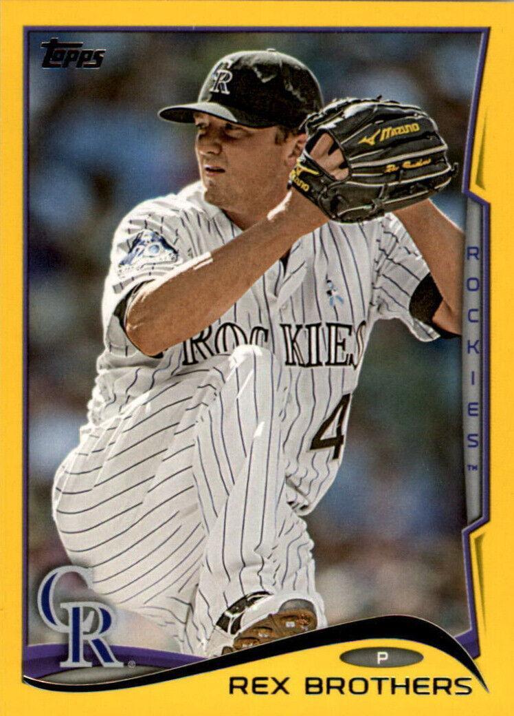 2014 Topps - Rex Brothers #282 Yellow for sale online | eBay