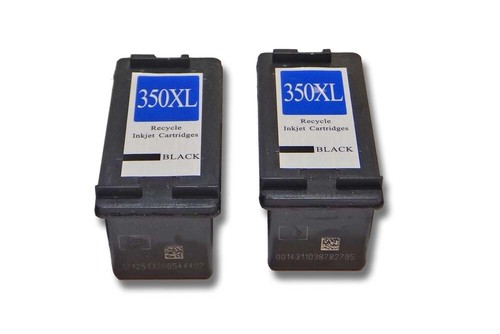 DIE EXTRA VOLLEN! 2x Drucker Patrone Black 25ml für HP Photosmart C4440 ...