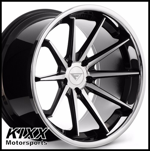 20" FERRADA FR4 20x9/10.5 BLACK/SILVER CONCAVE WHEELS RIMS Fits BMW E92 ...