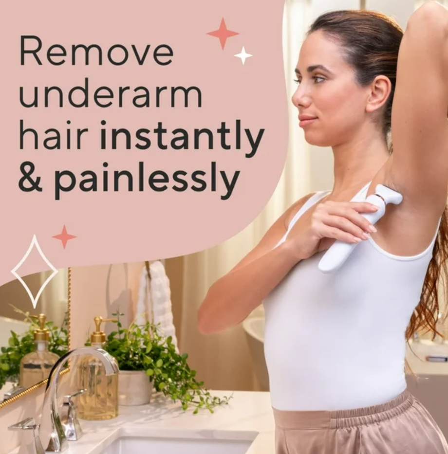 FINISHING TOUCH FLAWLESS UNDERARM HAIR REMOVAL ELECTRIC RAZOR WET/DRY ...