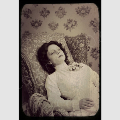 Lady Photo Print Post Mortem Woman Funeral Victorian 4 by 6 Photograph ...