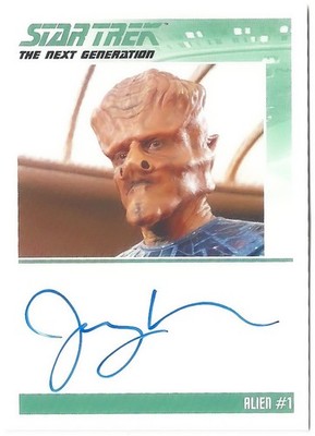 2022 Star Trek TNG Archives & Inscriptions Jerry Rector Autograph as ...