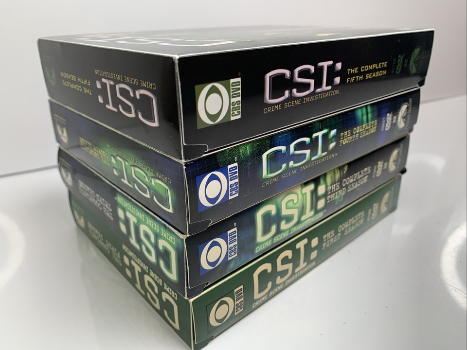 CSI Complete Season 1, 3, 4, 5 DVD Box Set Lot Crime Scene ...