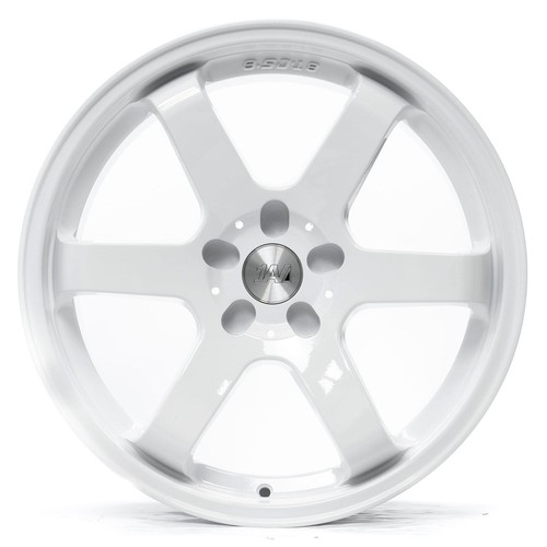 1AV ZX6 Wheel 18x8.5 (40, 5x120.65, 72.6) White Single Rim | eBay