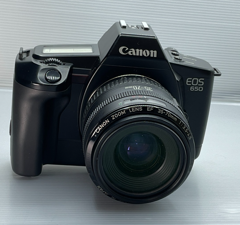 Canon EOS 650 35mm SLR w/ EF 35-70mm Lens - AF Film Camera - Untested ...