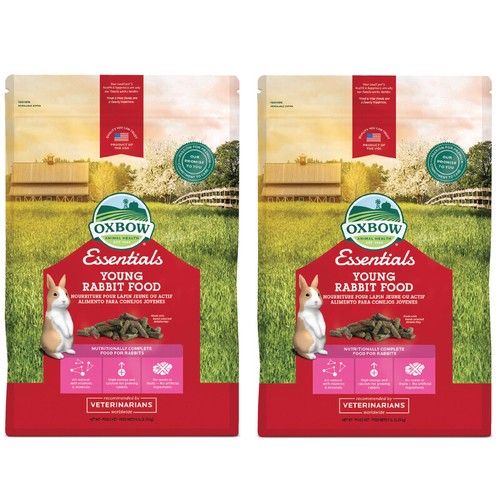 2 x Oxbow Essentials Pellets Young Rabbit Food 2.25kg | eBay Australia