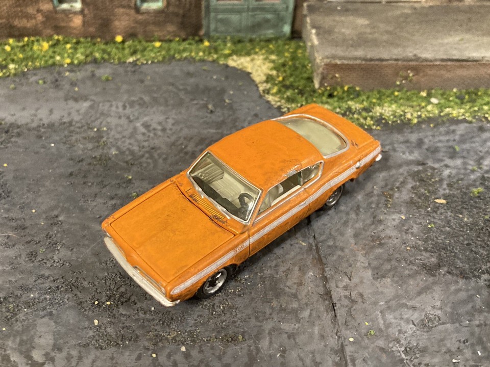 1969 Plymouth Barracuda Rusty Weathered Custom 1/64 Diecast Barn Find ...
