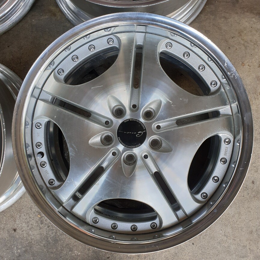 JDM 18" Mahdi Ceasar staggered wheels for civic accord tsx rsx alphard ...
