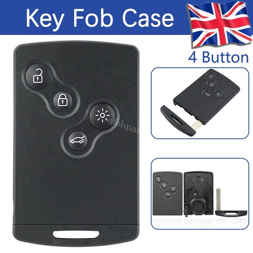 For Renault Remote Key Card Key Shell Case Fob Laguna Megane Clio Koleos Duster | eBay UK