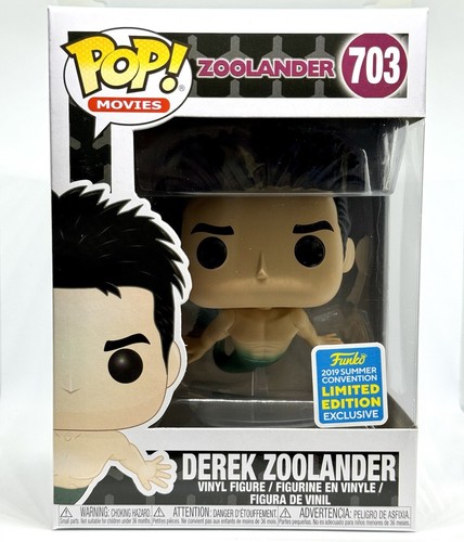 Funko Pop! Zoolander - Derek Zoolander SDCC 2019 #703 New Vinyl Figure ...